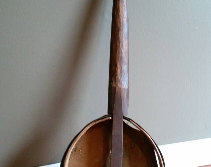 Primitive BANJO Antique Country Tennessee Barn Find Homemade Whittled ...