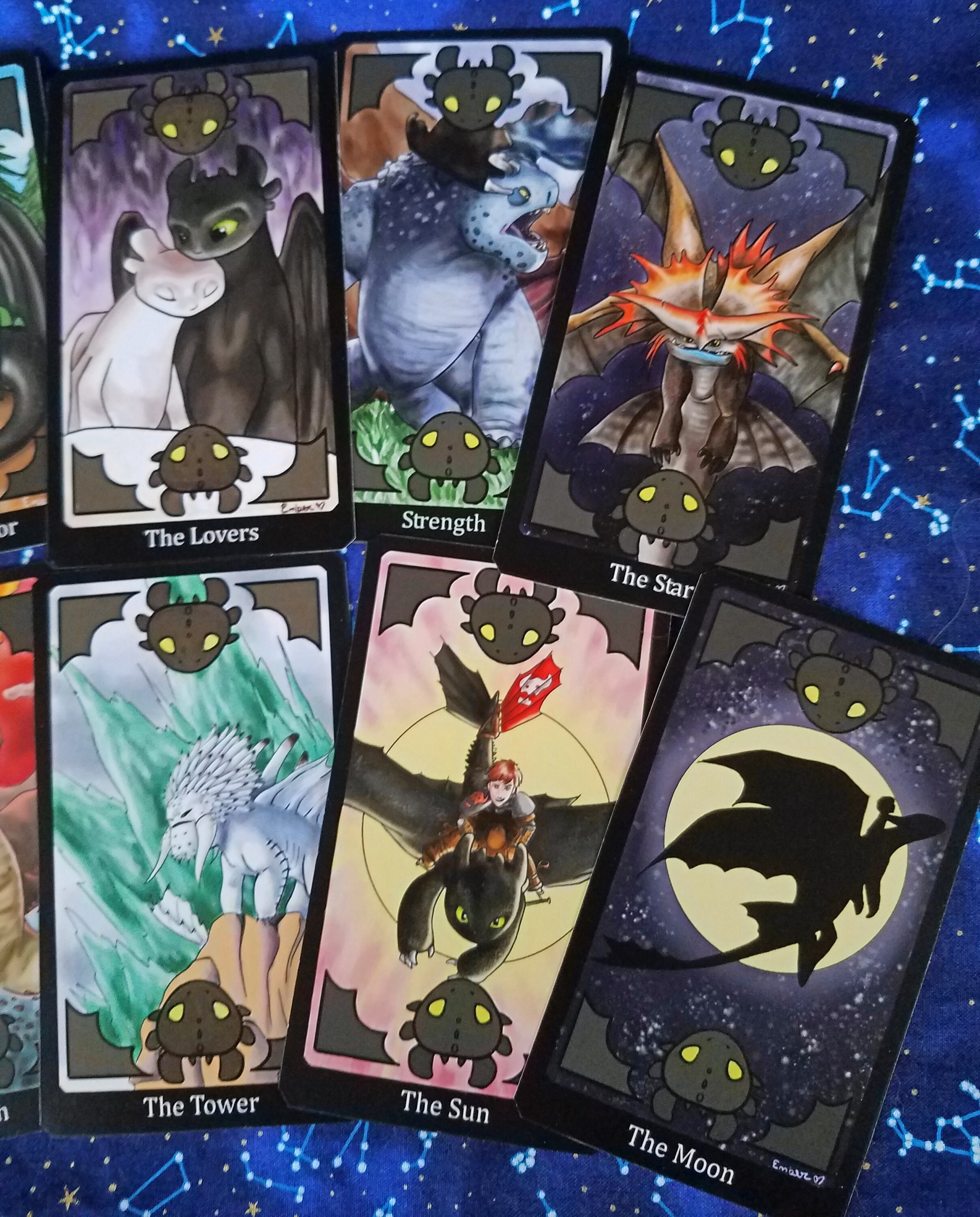 HTTYD Tarot Cards All Dragon Cards Toothless Tarot Cards - Etsy Canada