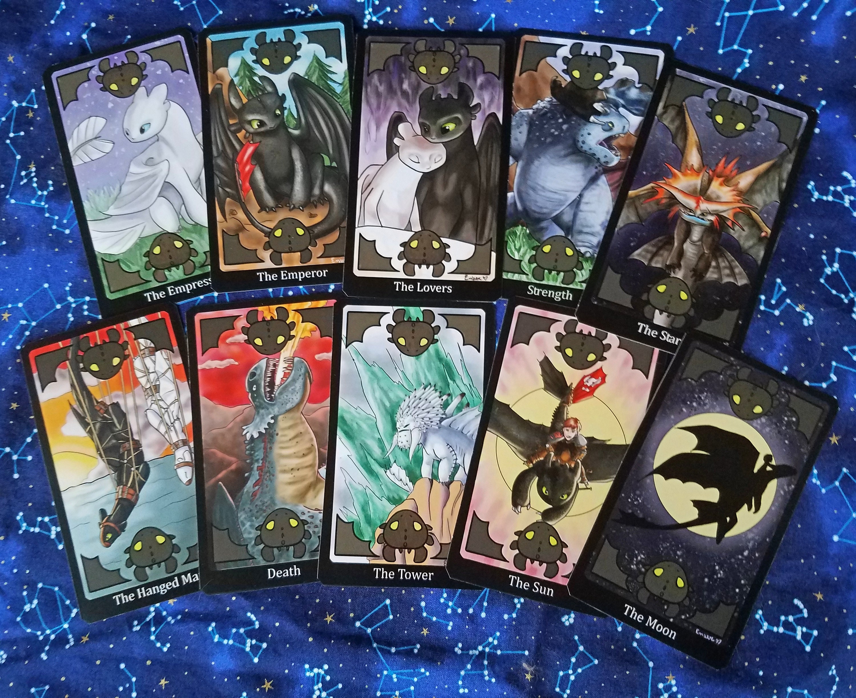 HTTYD Tarot Cards All Dragon Cards Toothless Tarot Cards - Etsy Canada
