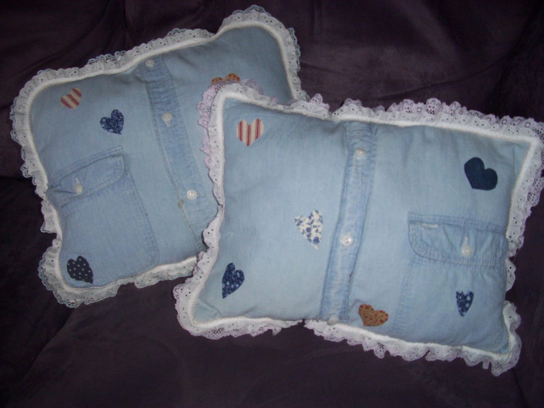 Keepsake Pillow Memory Pillow Funeral Memories Mourning Handmade ...