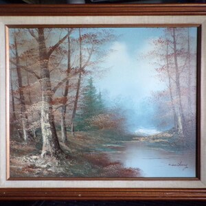 H Gailey Original Signed Oil Painting on Canvas, Homestead Decor ...