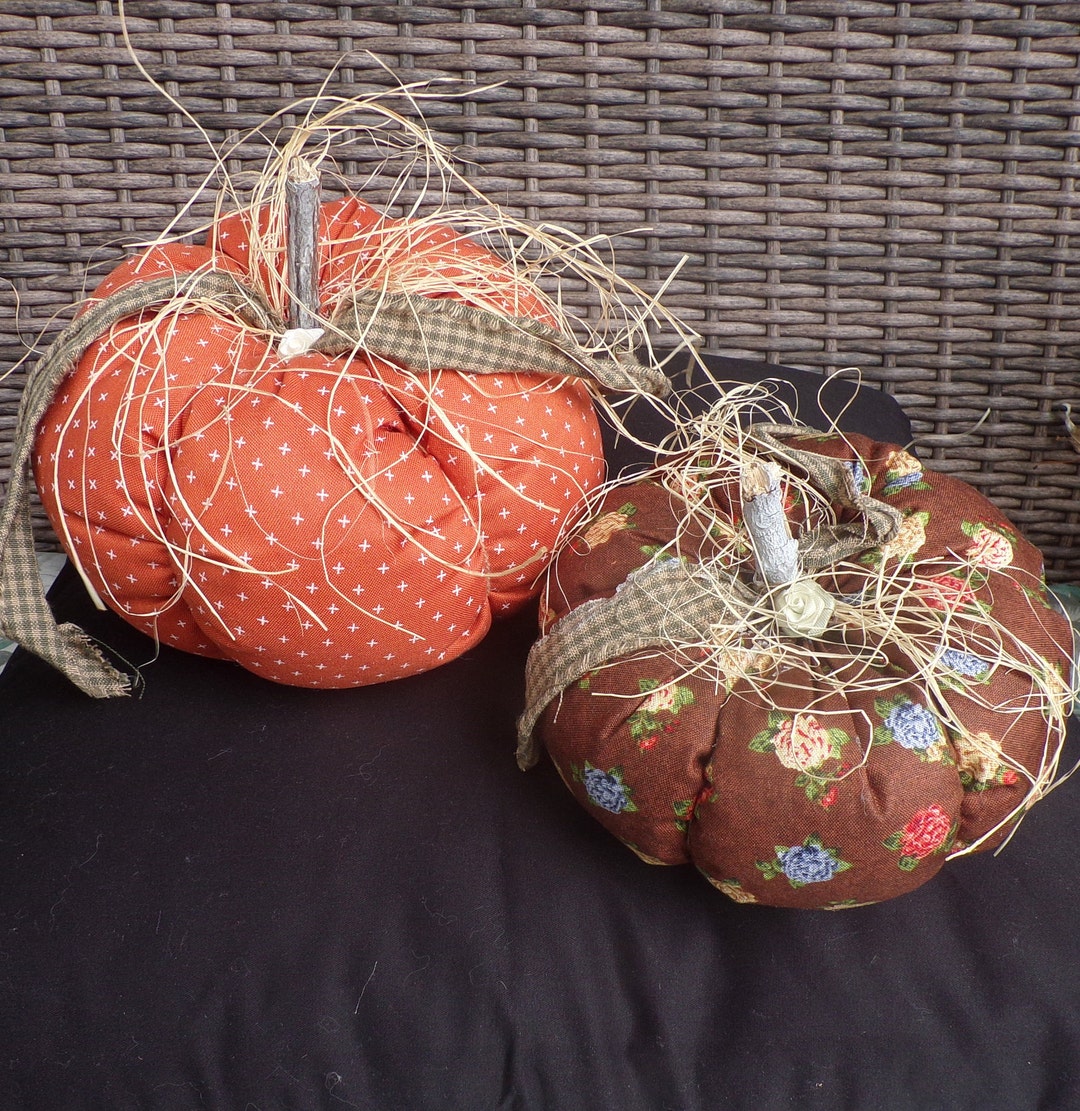 Primitive Fall Pumpkins Handmade Autumn Thanksgiving Country Farmhouse ...