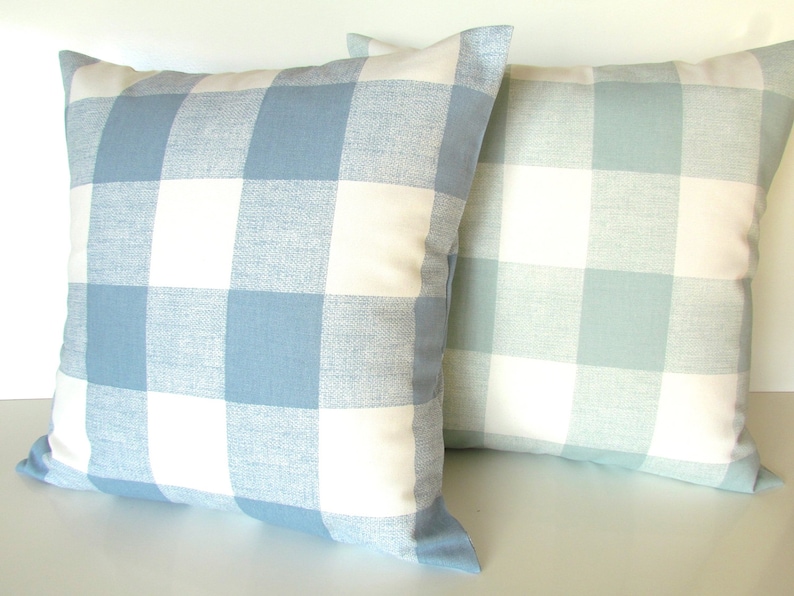 BUFFALO CHECK PILLOW Covers Orange Buffalo Check Throw Pillows | Etsy