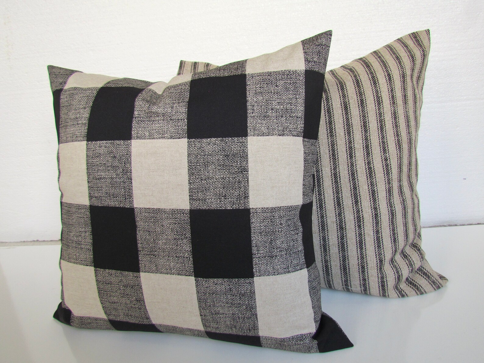 Black PILLOWS Decorative Throw Pillow Covers Black Pillows - Etsy