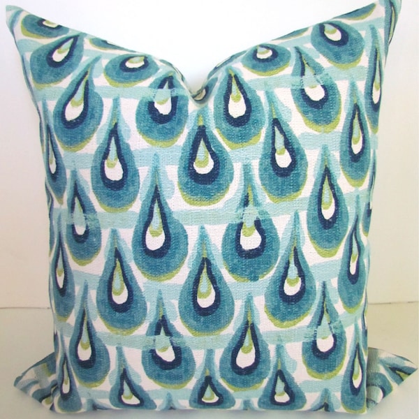 Teal Throw Pillow - Etsy