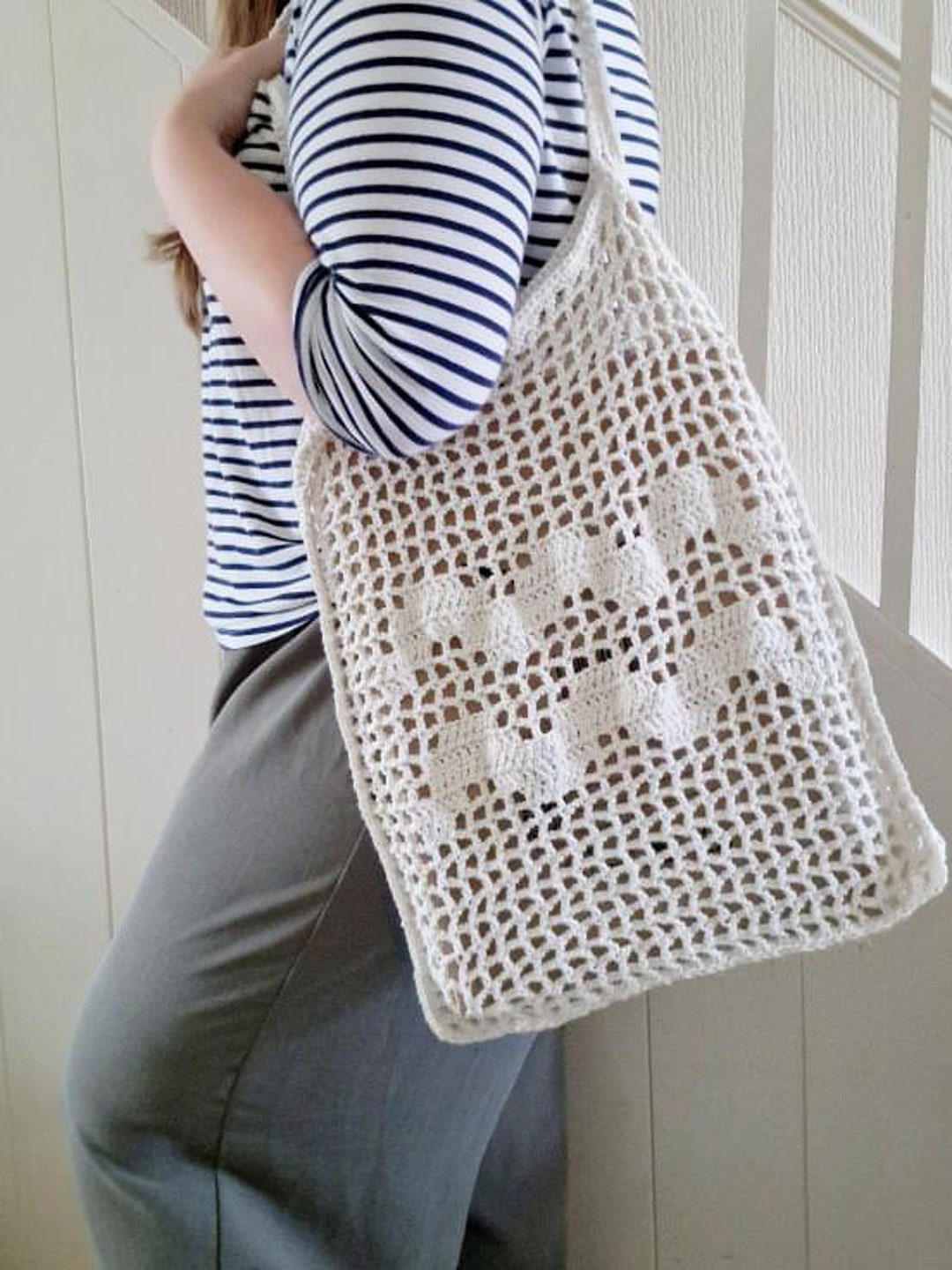Crochet Tote Bag Pattern PDF Crochet Bag Pattern Modern Crochet Pattern ...