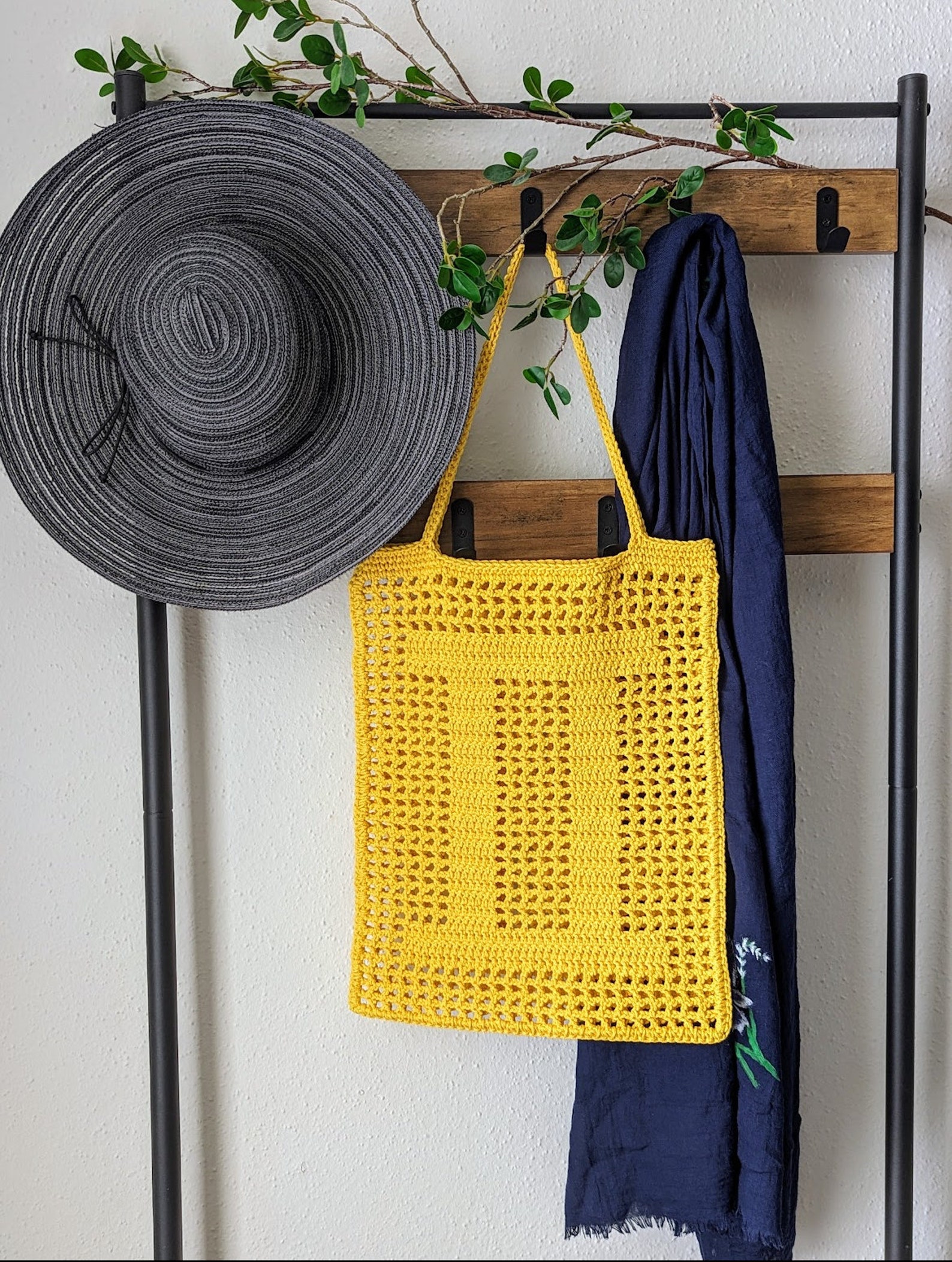 Crochet Tote Bag Pattern PDF Crochet Bag Pattern Modern Crochet Pattern ...