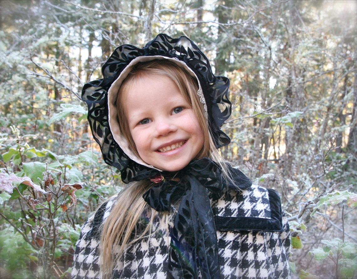 Starlite's little Women Winter Bonnet Elegant - Etsy