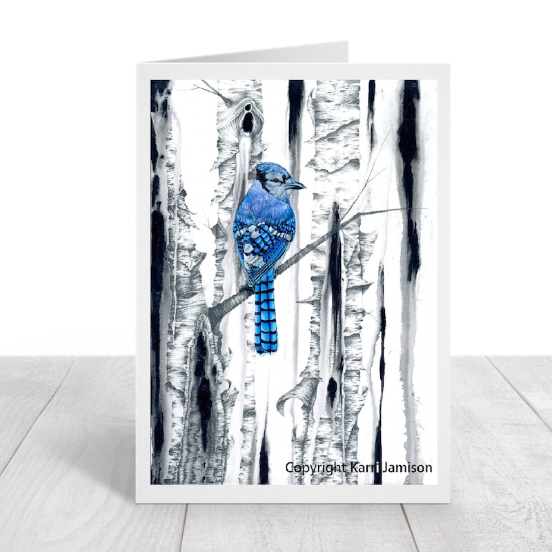 Blue Jay Print - Etsy