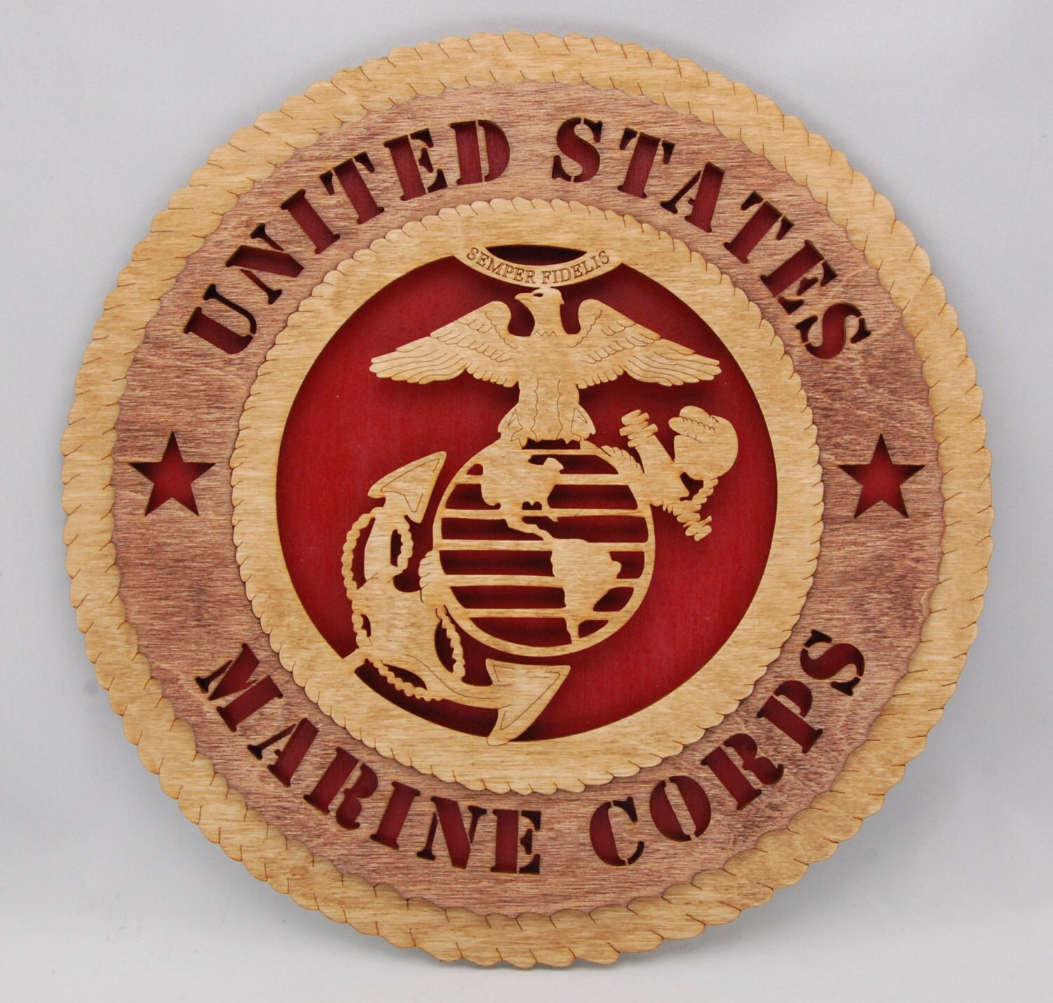 Laser cut United States MARINE CORPS wall | Etsy