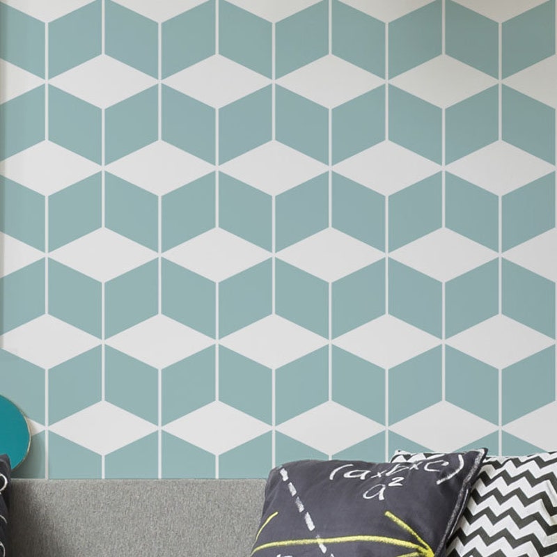 Geometric Stencil - Etsy