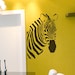 Zebra Head STENCIL, Home Decor, Paint Walls Fabric Furniture, Large ...