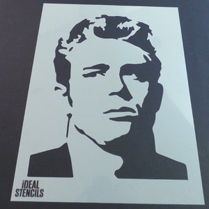 James Dean Stencil, Home Decor Art Craft, for Painting & Decorating ...