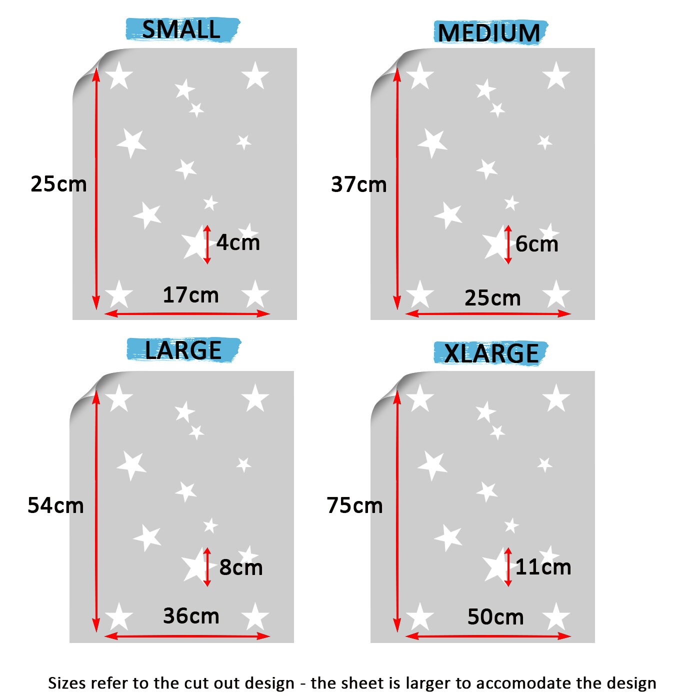 Star Pattern Nursery Stencil Nursery Star Wall Painting - Etsy