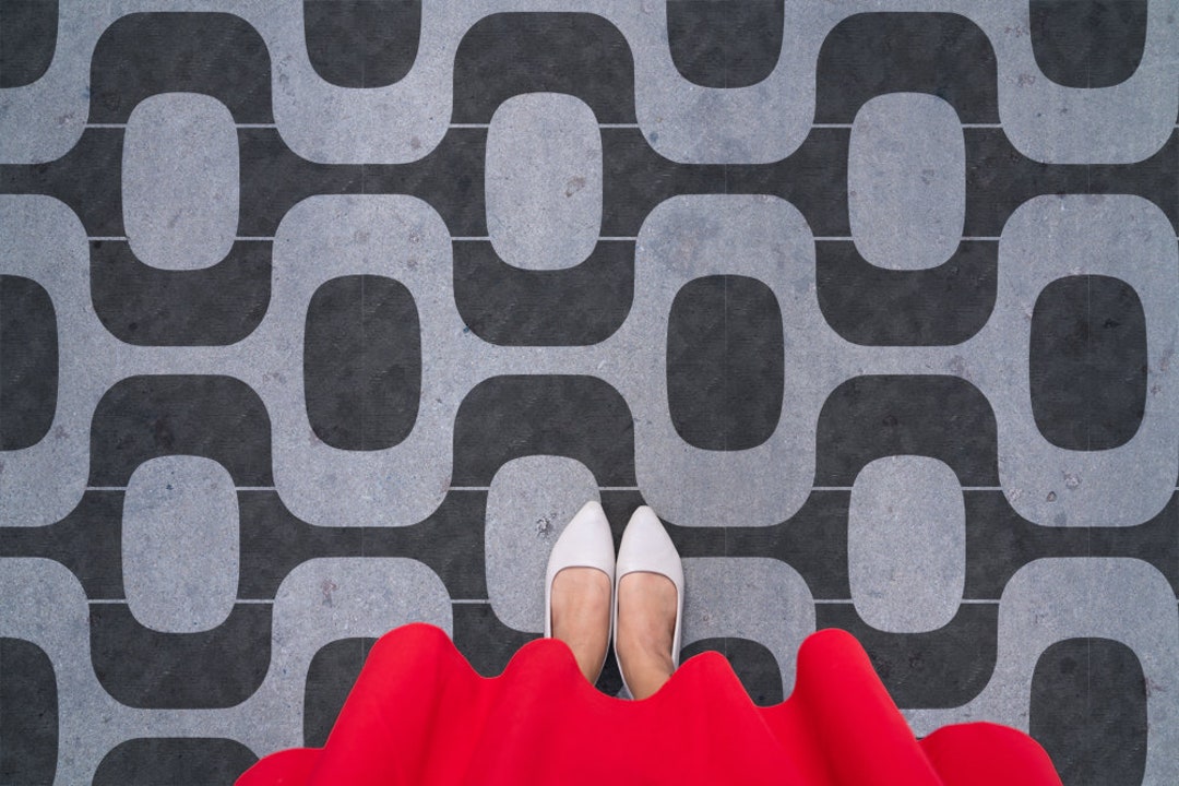 IPANEMA Tile Pattern Stencil: Reusable Floor, Wall & Furniture Painting ...