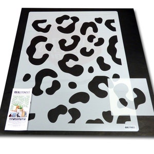 Oversized Leopard Print Wall Stencil: Reusable DIY Home Decor - Etsy
