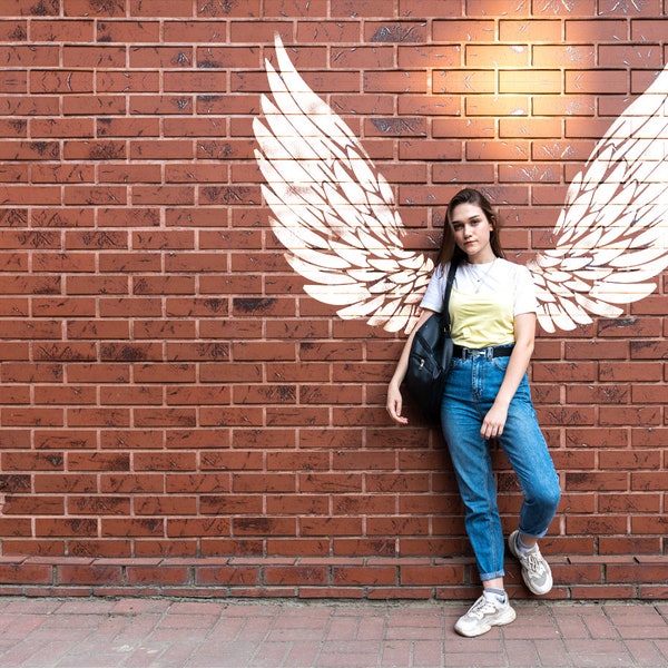 Angel Wings Painting - Etsy