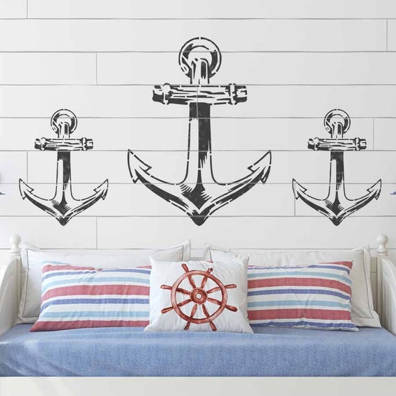 Nautical Anchor Stencil