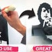 Frank Zappa Portrait Stencil, Painting Stencil for Walls, Fabrics ...