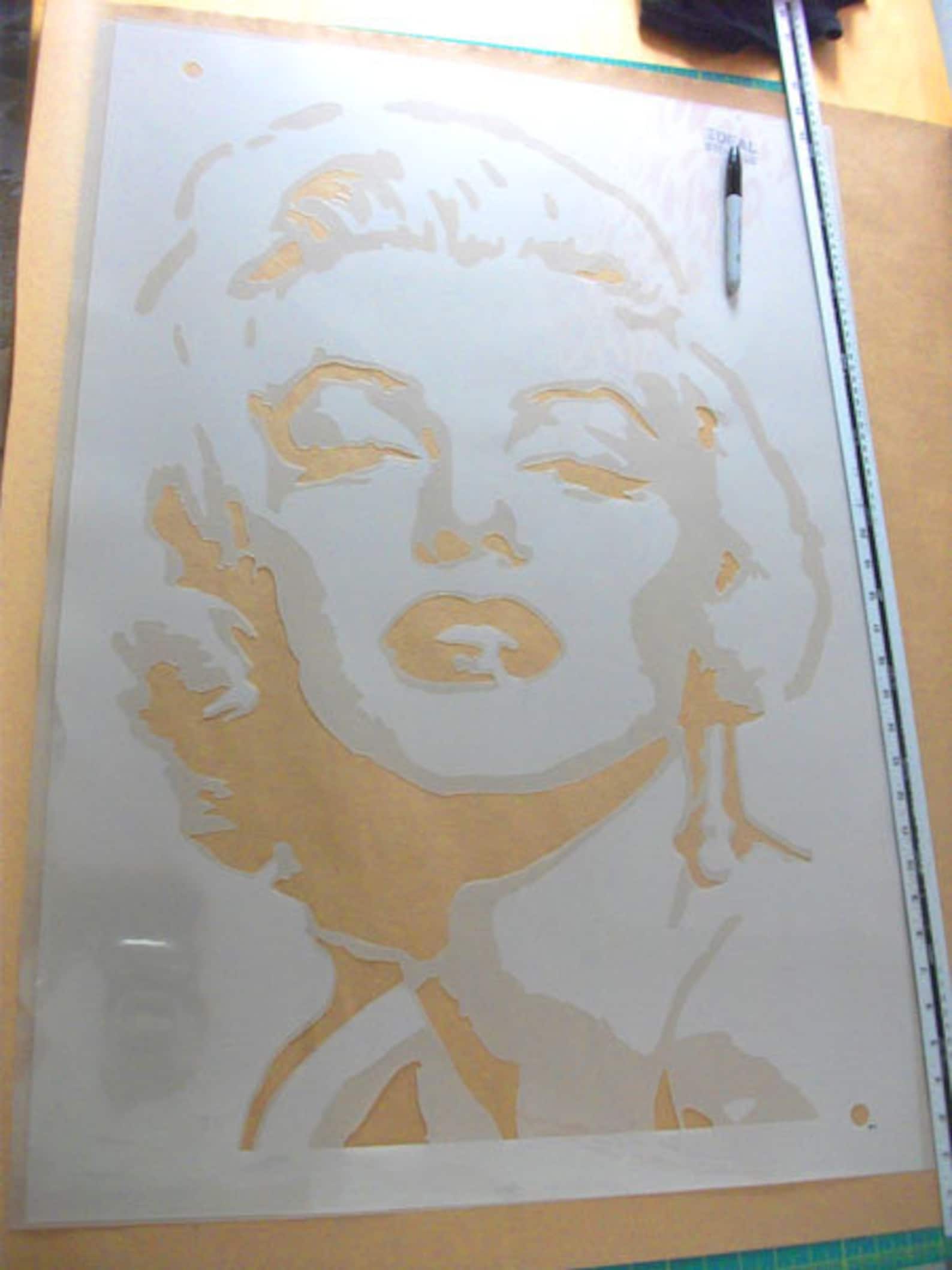 Marilyn Monroe Stencil Multilayer Home Decor Art Craft - Etsy Australia