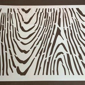 WOOD GRAIN Stencil, Wood Effect Large Painting Stencil, Art Craft and ...