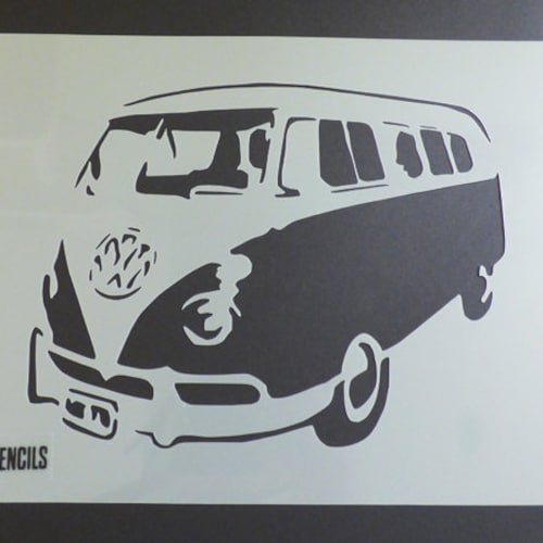 VW Camper Van Stencil Large Wall Stencil Decorative Stencils - Etsy