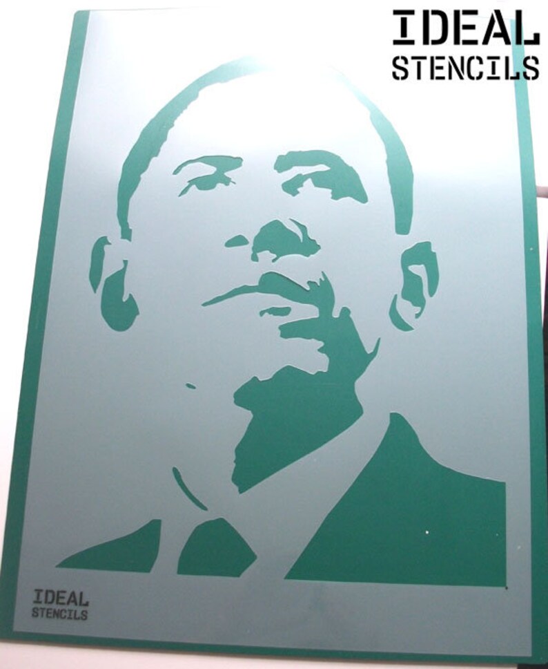 Barack Obama Stencil Home Decor Art Craft Paint Walls - Etsy