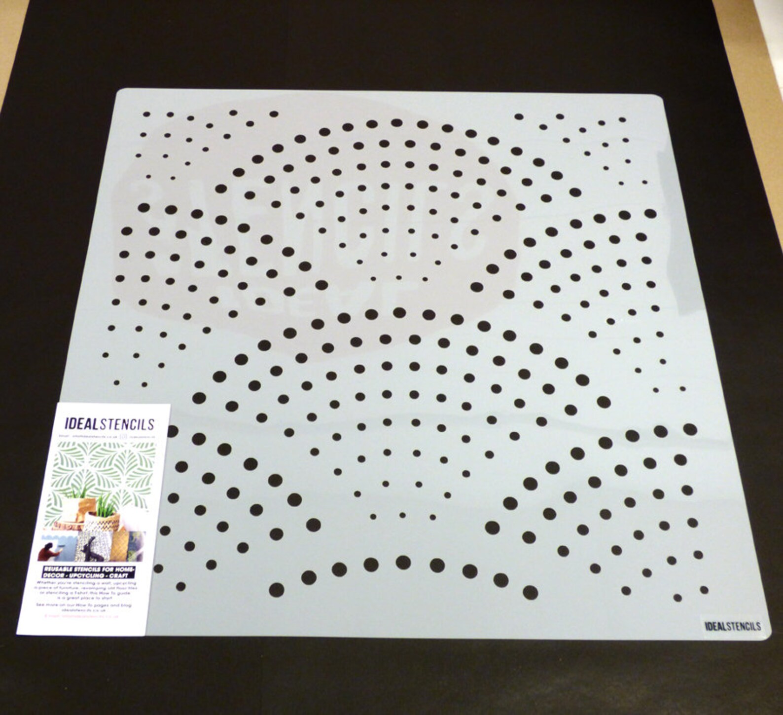 Cascade Wall Stencil Scallop Pattern Large Painting Stencil - Etsy UK