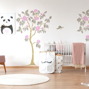 Japanese Blossom Tree Wall Stencil, Nursery Stencil, Chinoiserie Style ...