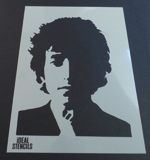Bob Dylan Stencil Home Decor Art Craft Stencil For painting | Etsy
