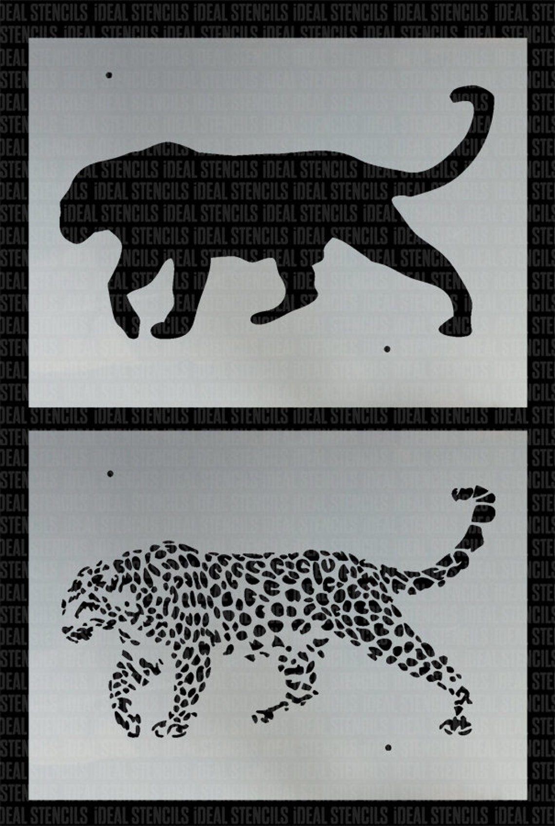 Leopard Multi-layer Stencil: Reusable Painting Stencil for Walls ...