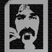 Frank Zappa Portrait Stencil, Painting Stencil for Walls, Fabrics ...