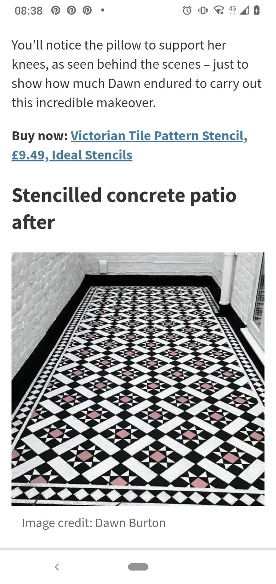 Chelsea Tile Pattern Stencil Revamp Old Tiles Slabs and - Etsy Australia