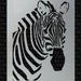 Zebra Head STENCIL Home Decor Paint Walls Fabric Furniture - Etsy