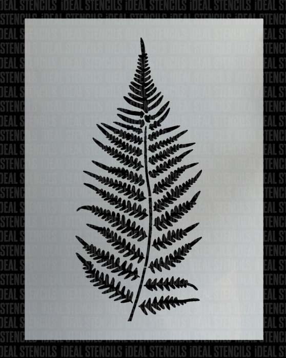 Fern Leaf Stencil Tropical Home Decor Art Craft Stencil - Etsy