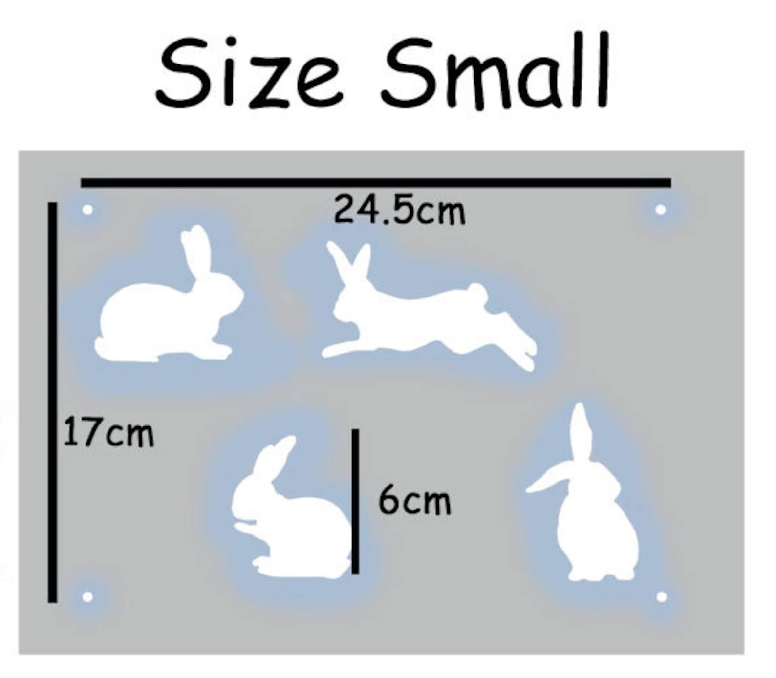 Rabbit Stencil Peter Rabbit Nursery Rabbit Décor Nursery | Etsy