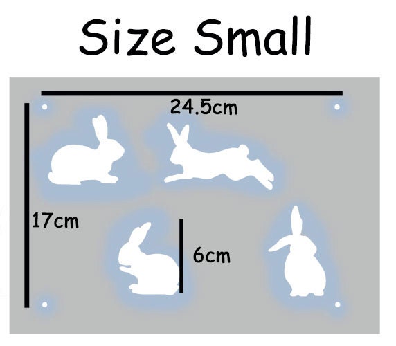 Rabbit Stencil Peter Rabbit Nursery Rabbit Décor Nursery | Etsy