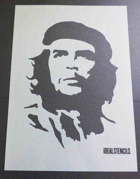 BANKSY STENCIL Che Guevara Stencil Home Decor Art Craft | Etsy