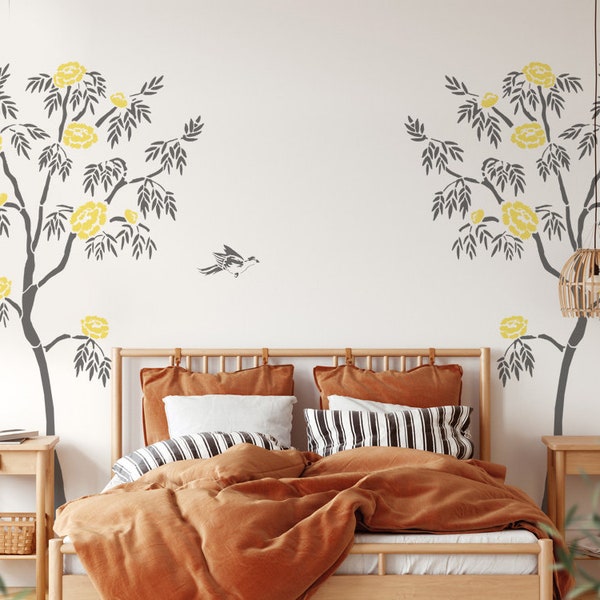 Tree Wall Stencils - Etsy
