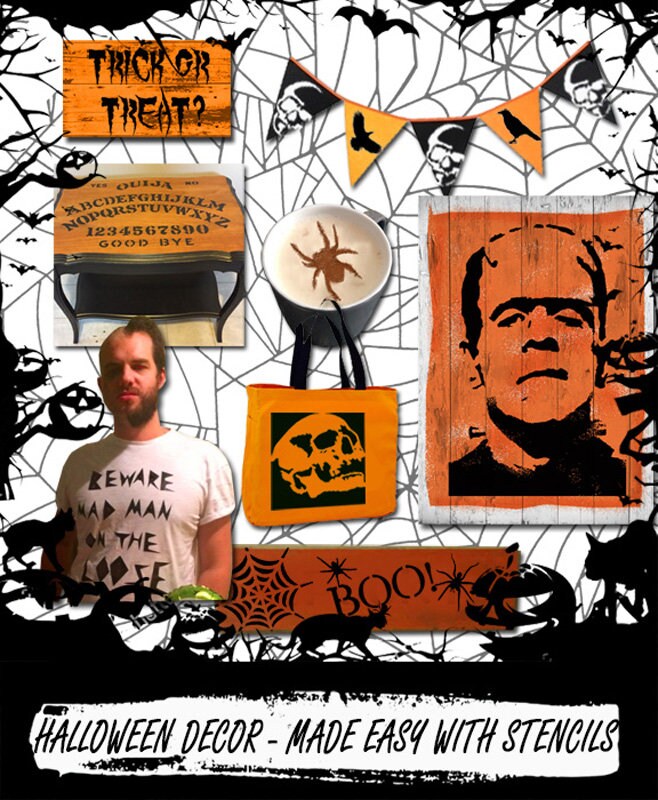 Stencil Comedy & Tragedy Theatre Masks Home Decor Art Craft - Etsy Polska