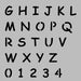 Alphabet Stencils, Letter Number Stencil, Mylar Stencils, Ideal for ...