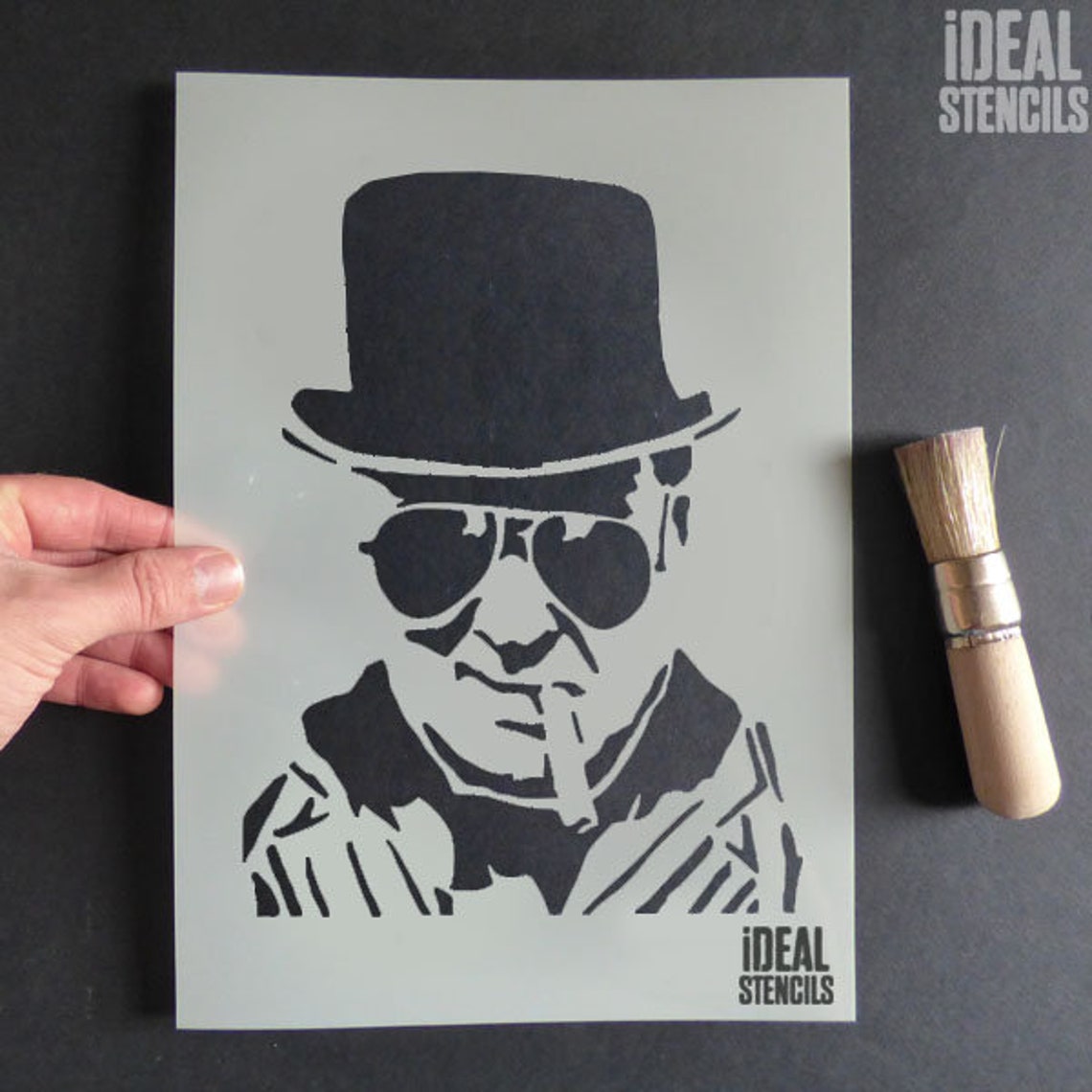 Banksy Stencil Winston Churchill Reusable Graffiti Stencil Art | Etsy
