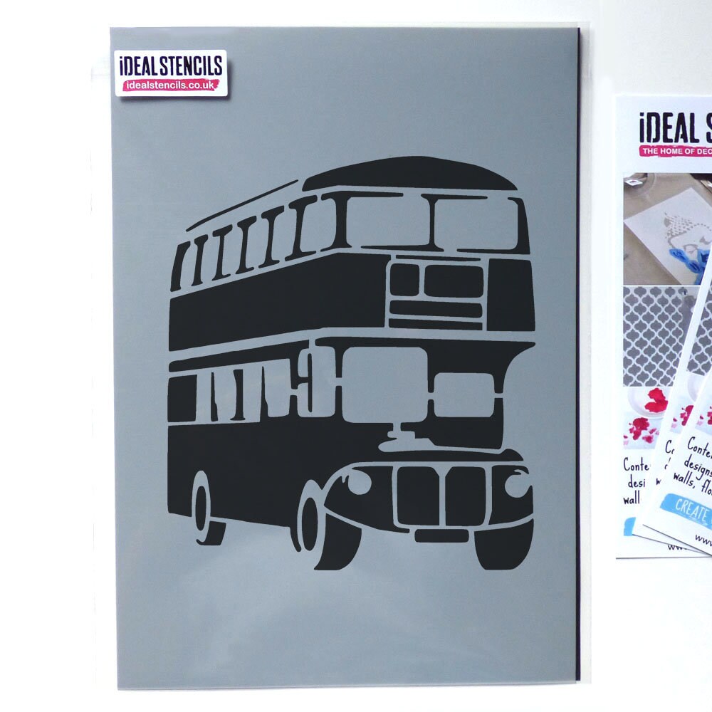 London Bus Stencil Bedroom Art Craft Stencil Home Decor - Etsy Australia