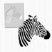 Zebra Head STENCIL, Animal Head Stencil, Home Decor, Paint Walls Fabric ...