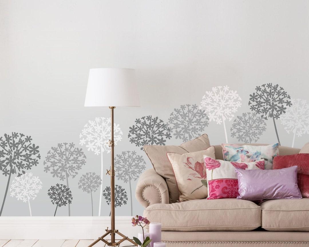 Allium Flower Stencil Floral Home Decor Art Craft Stencil - Etsy UK
