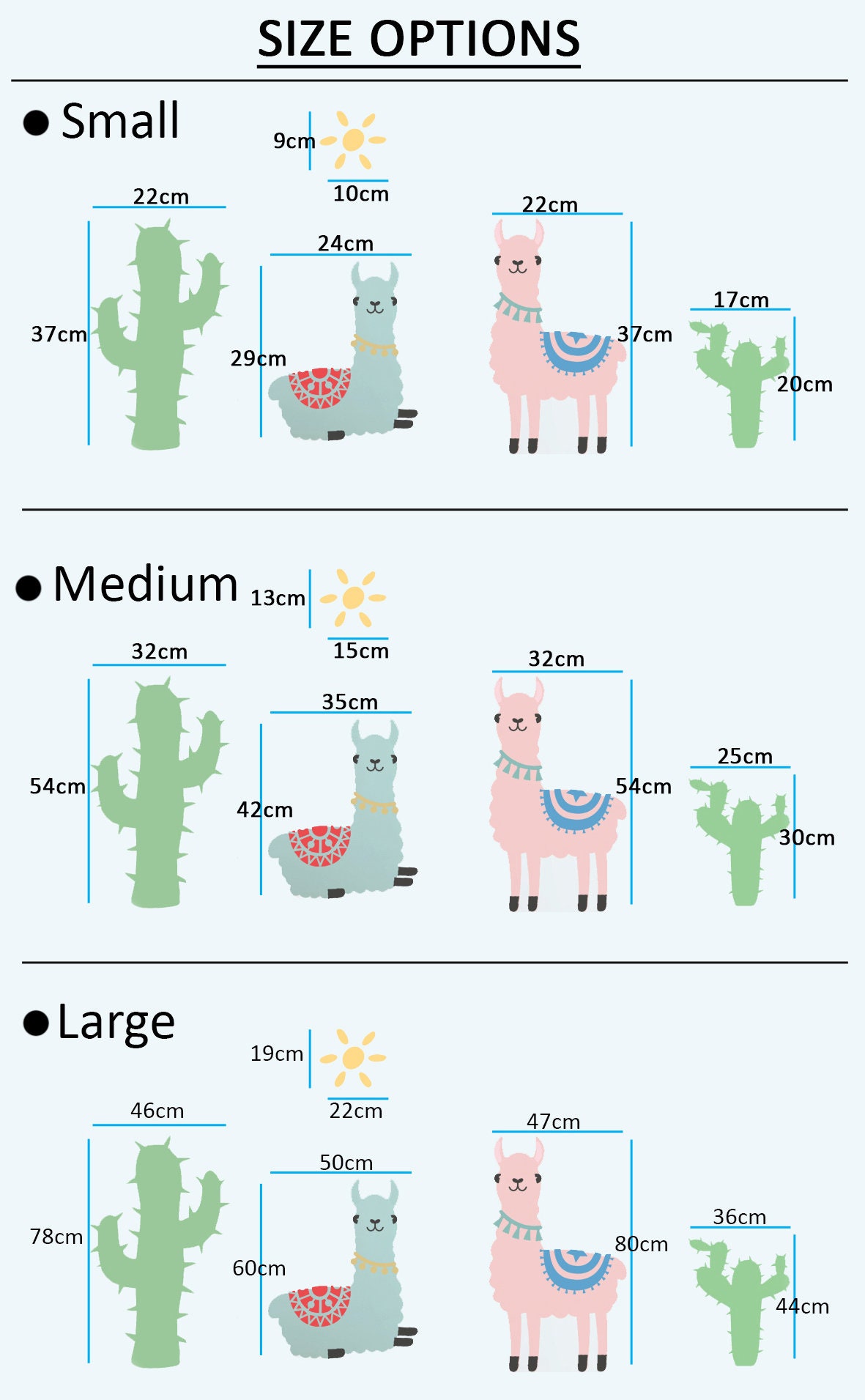 Llama Wall Mural Stencil Set Nursery Kids Bedroom Art Craft | Etsy