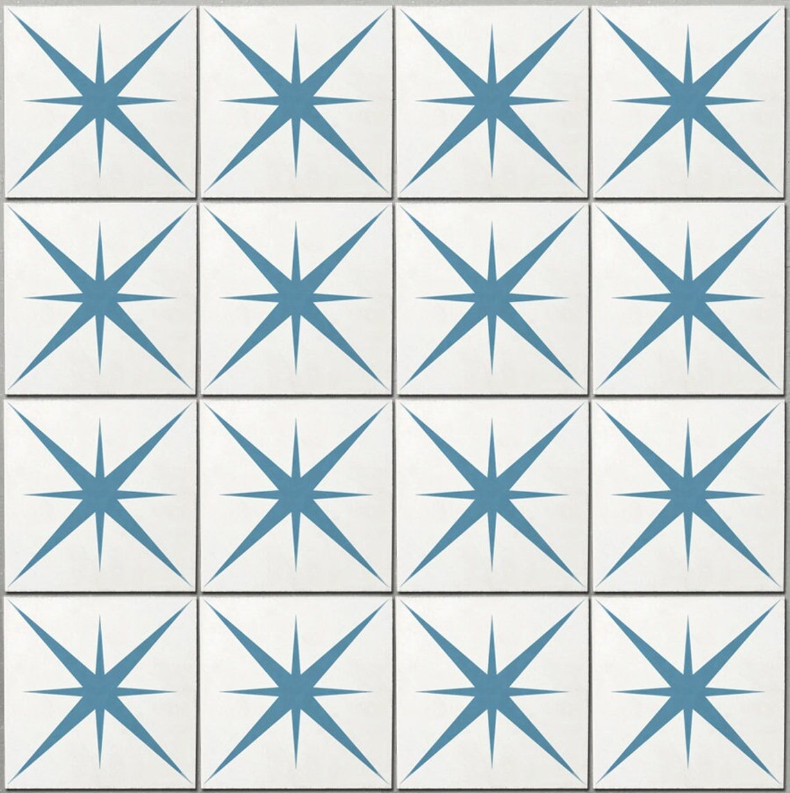LONE STAR Pattern Tile STENCIL Create Contemporary Floor and - Etsy