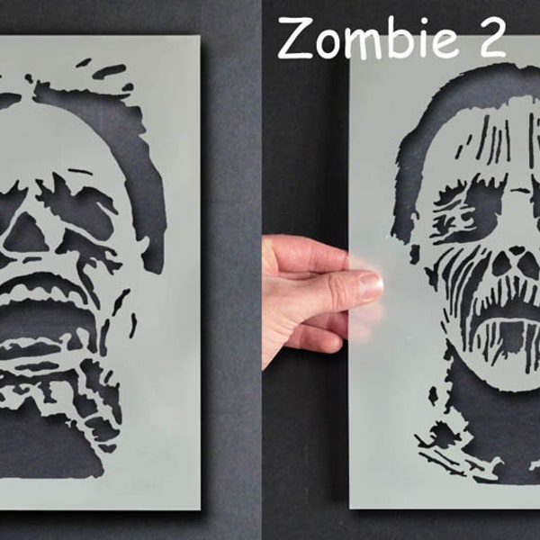 Zombie Stencil - Etsy