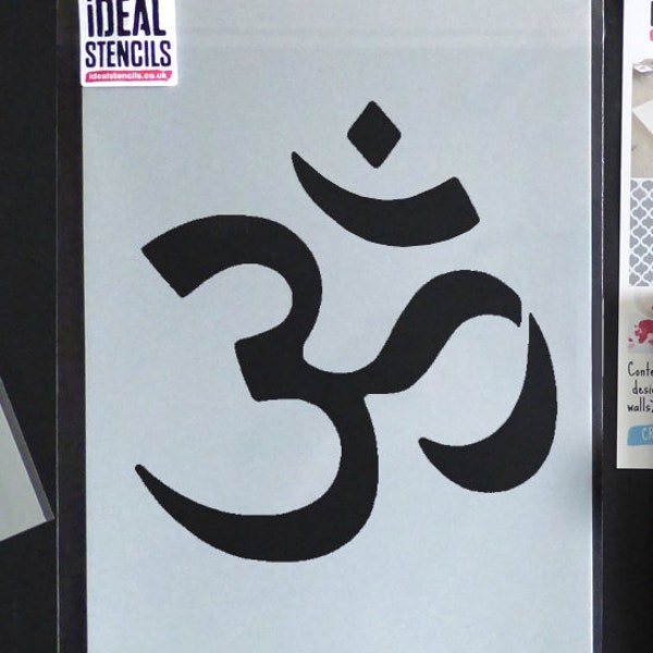 Om Symbol Stencils - Etsy