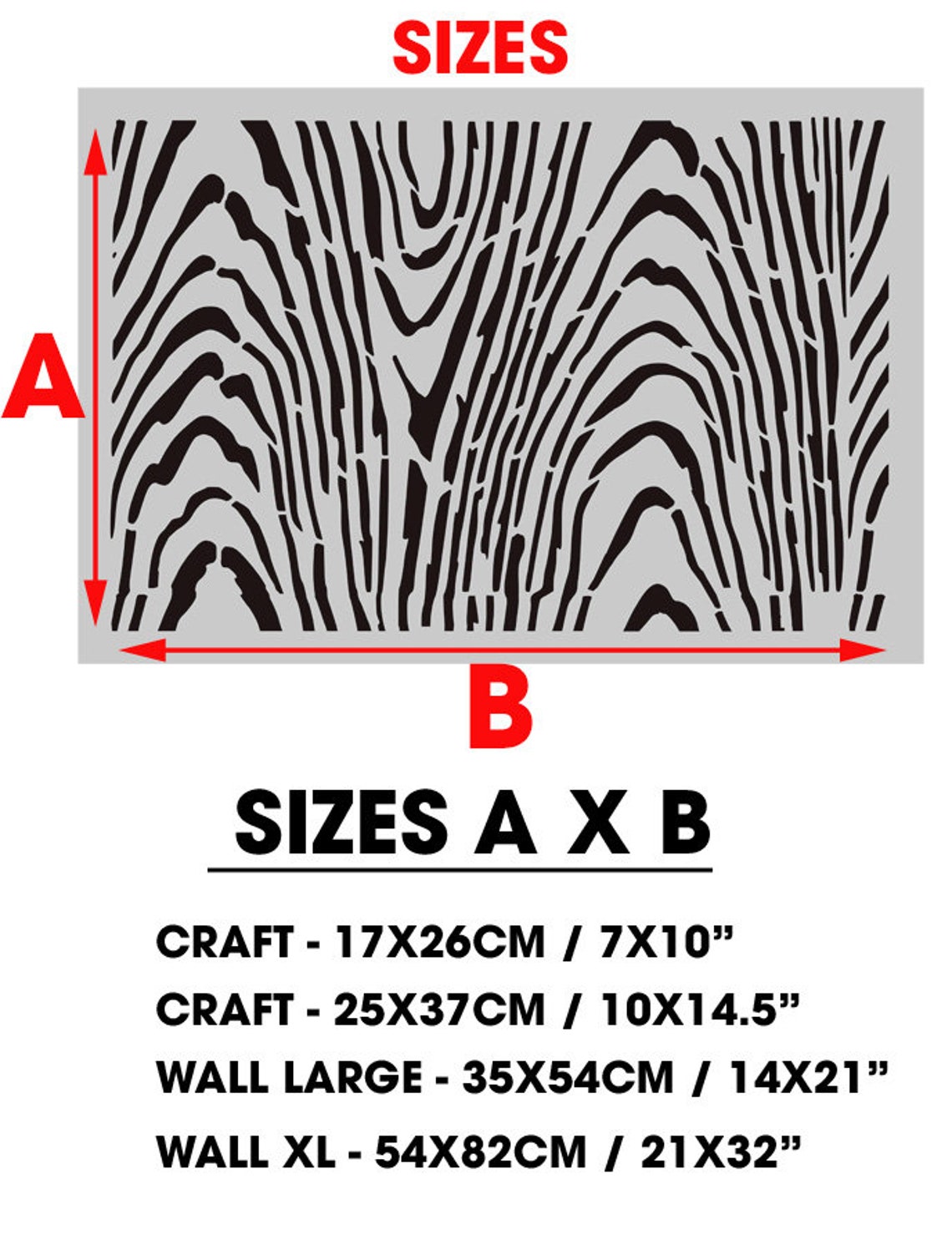 WOOD GRAIN Stencil Wood Effect Large Painting Stencil Art - Etsy
